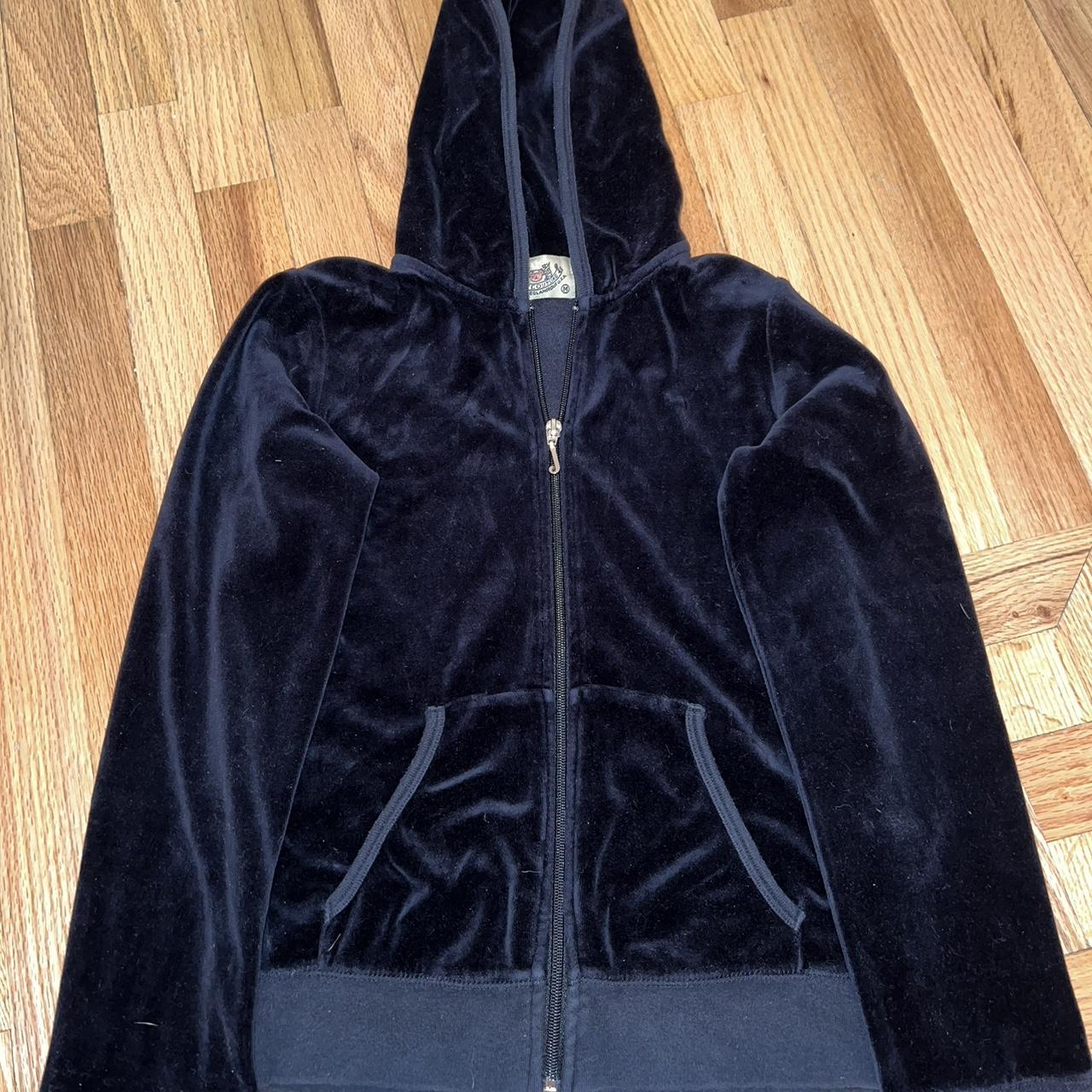 Juicy Couture Vintage Zip Up Hoodie Velour #vintage... - Depop