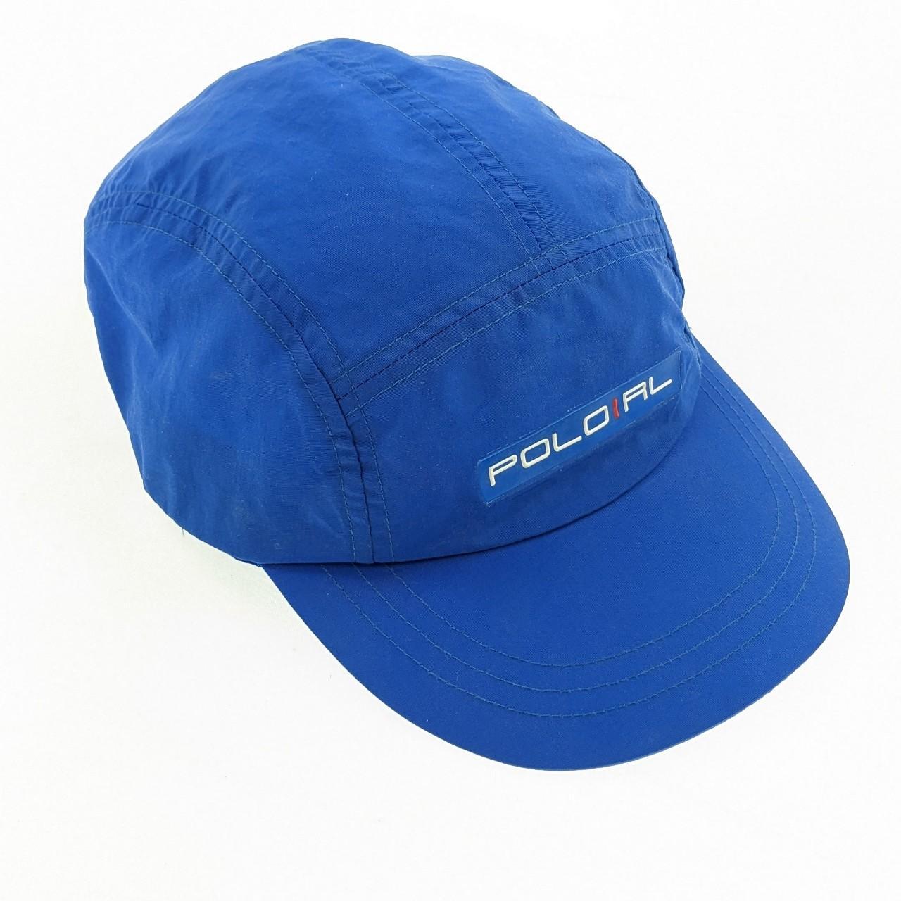 Polo RL Ralph Lauren cap in blue with spellout on... - Depop