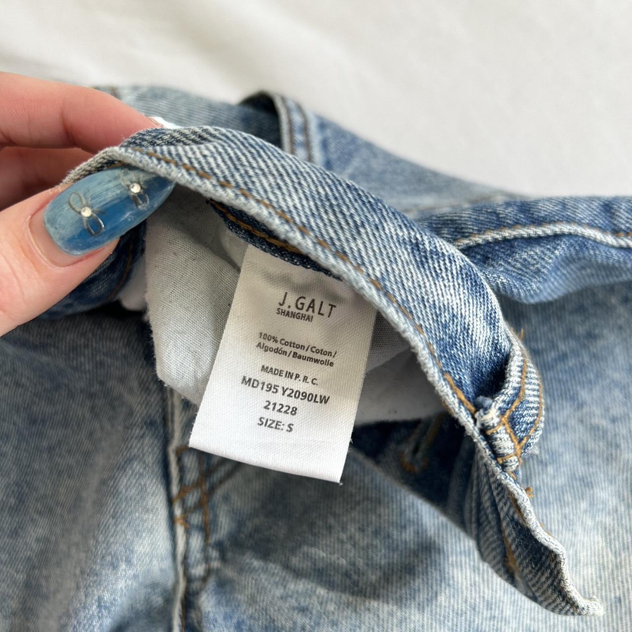 Brandy Melville mom jeans Multiple buttons... - Depop