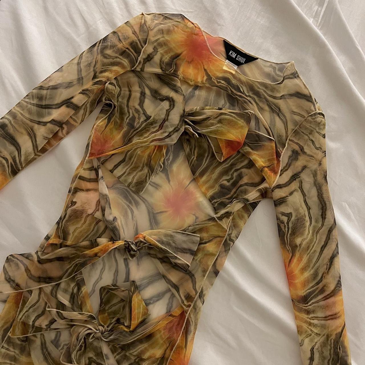 Kim Shui Mesh Tie Dress - Size XS $115 Bought for... - Depop