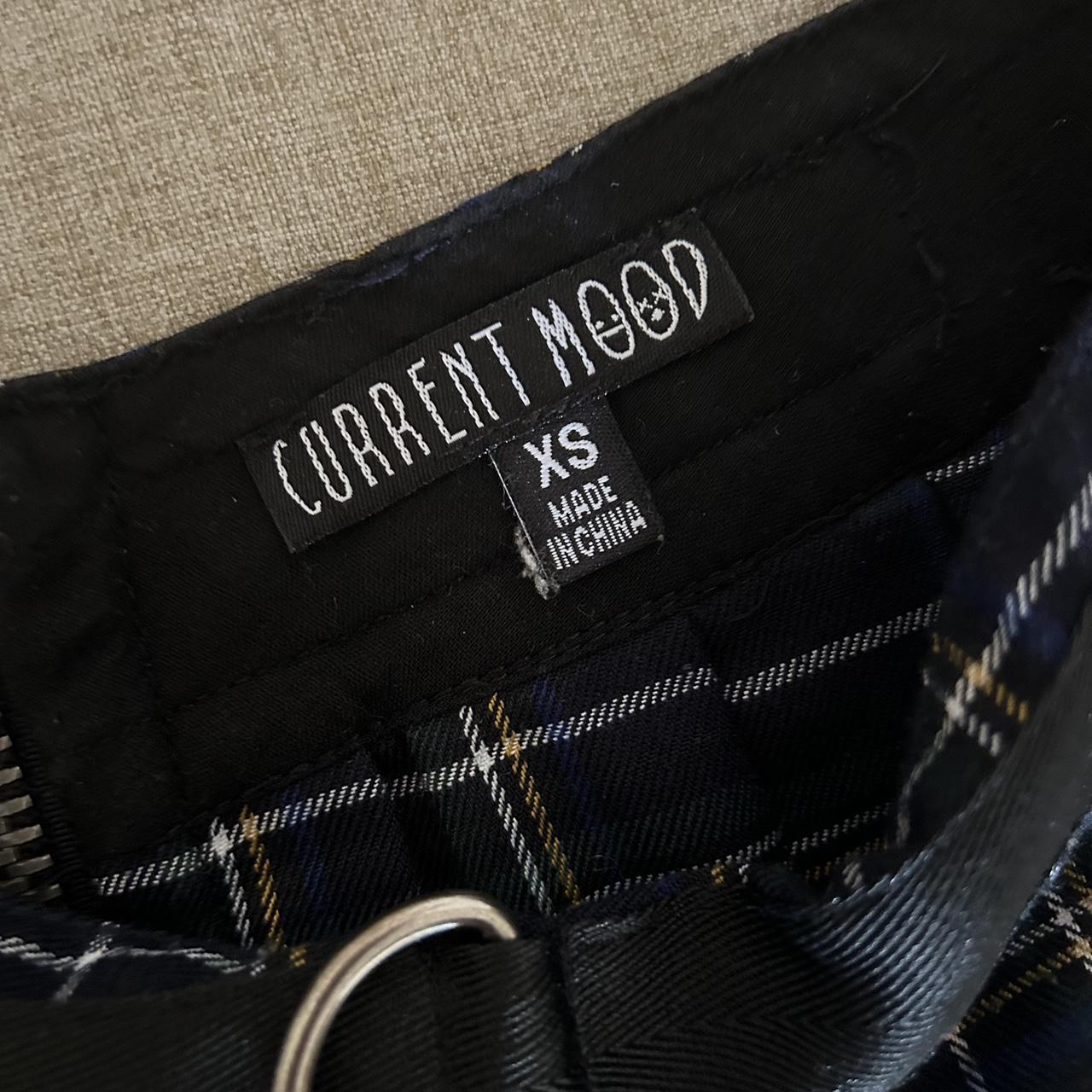 Dollskill Current Mood - blue plaid frayed mini... - Depop