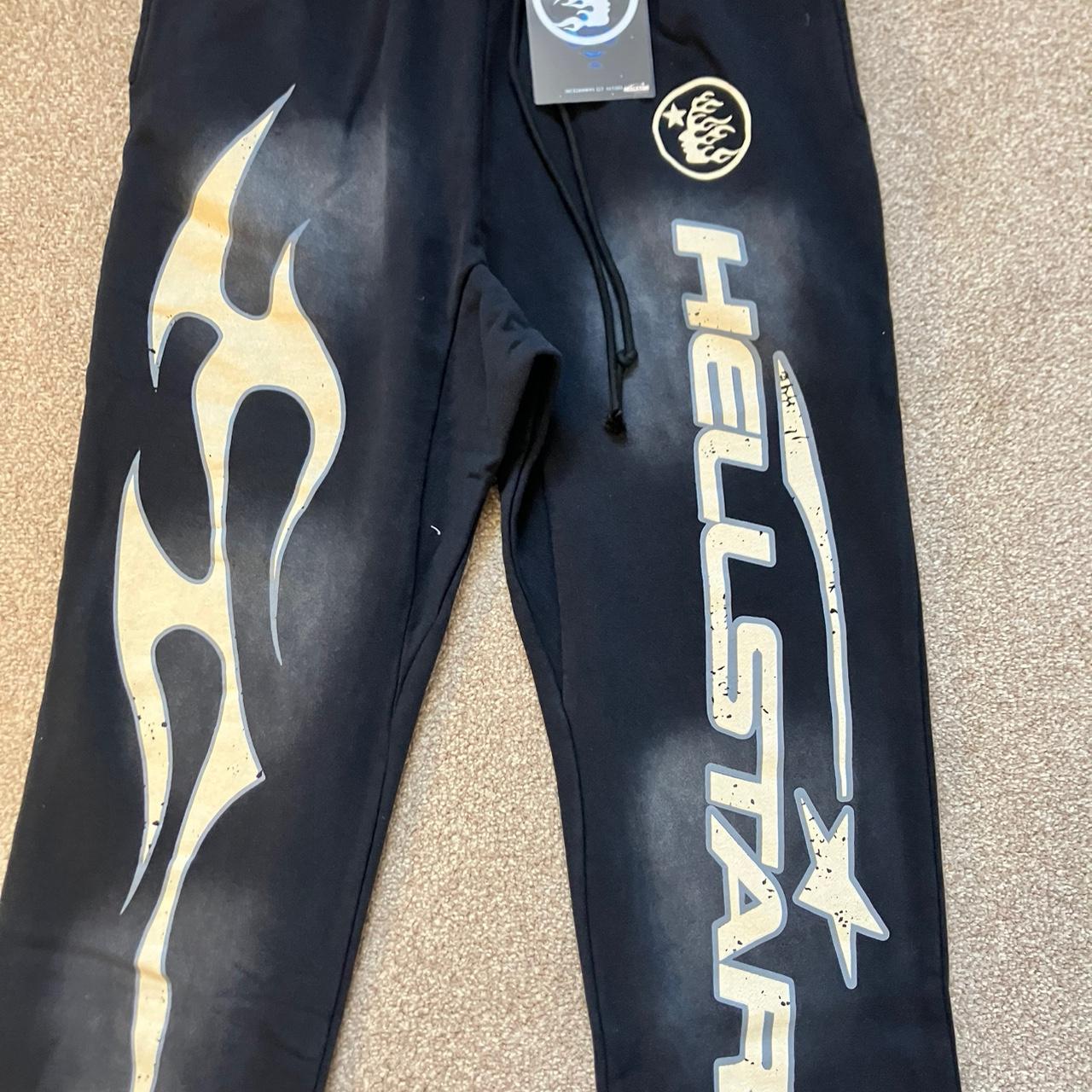 Black Hellstar joggers, uncuffed style. Brand new,... | Depop