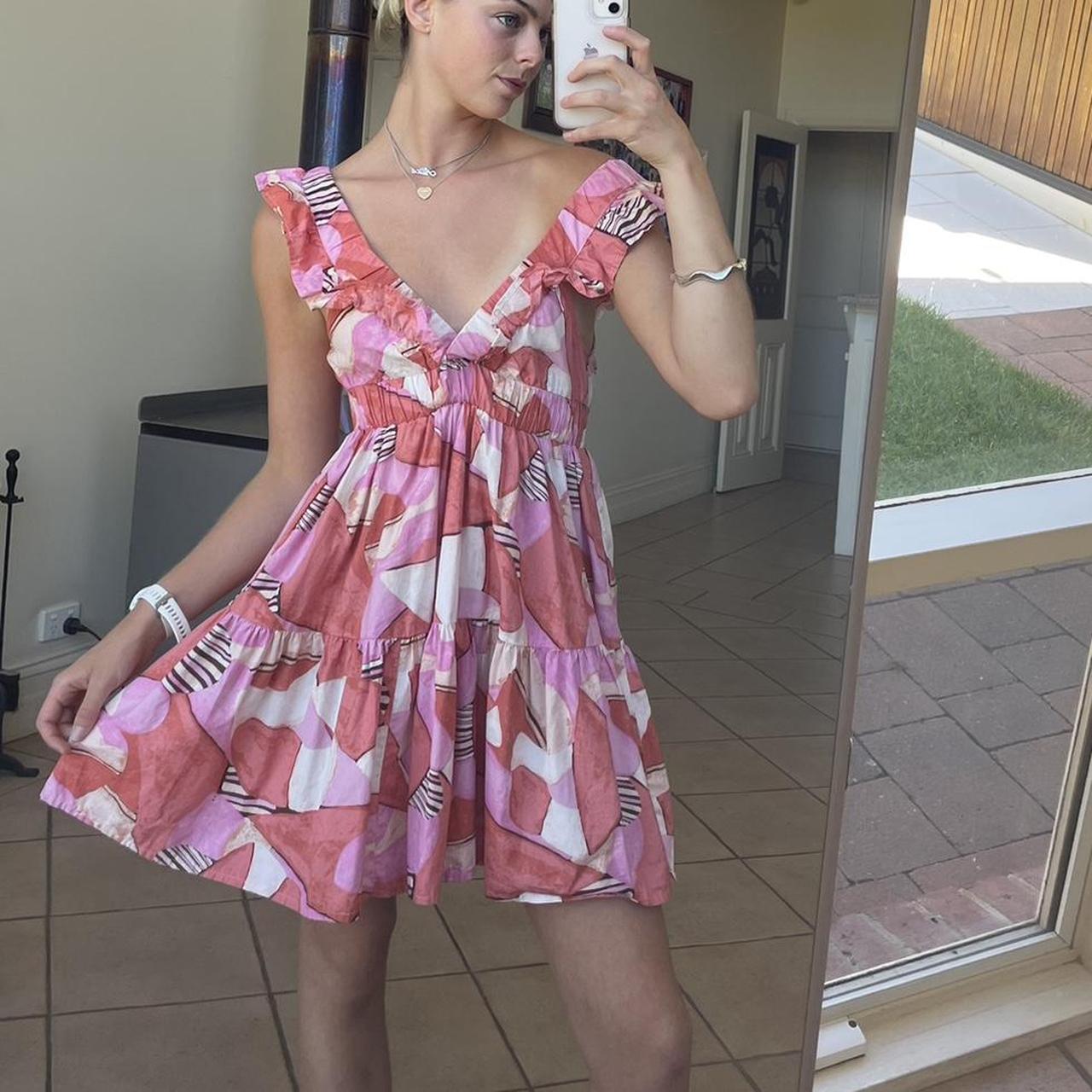 Sold out online completely Lily Loves Frill V neck... - Depop