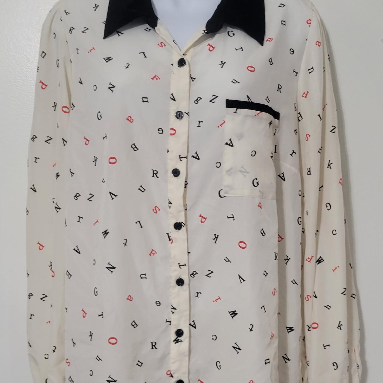 XL Plus Size "Forever21" Button Up Long Sleeve... - Depop