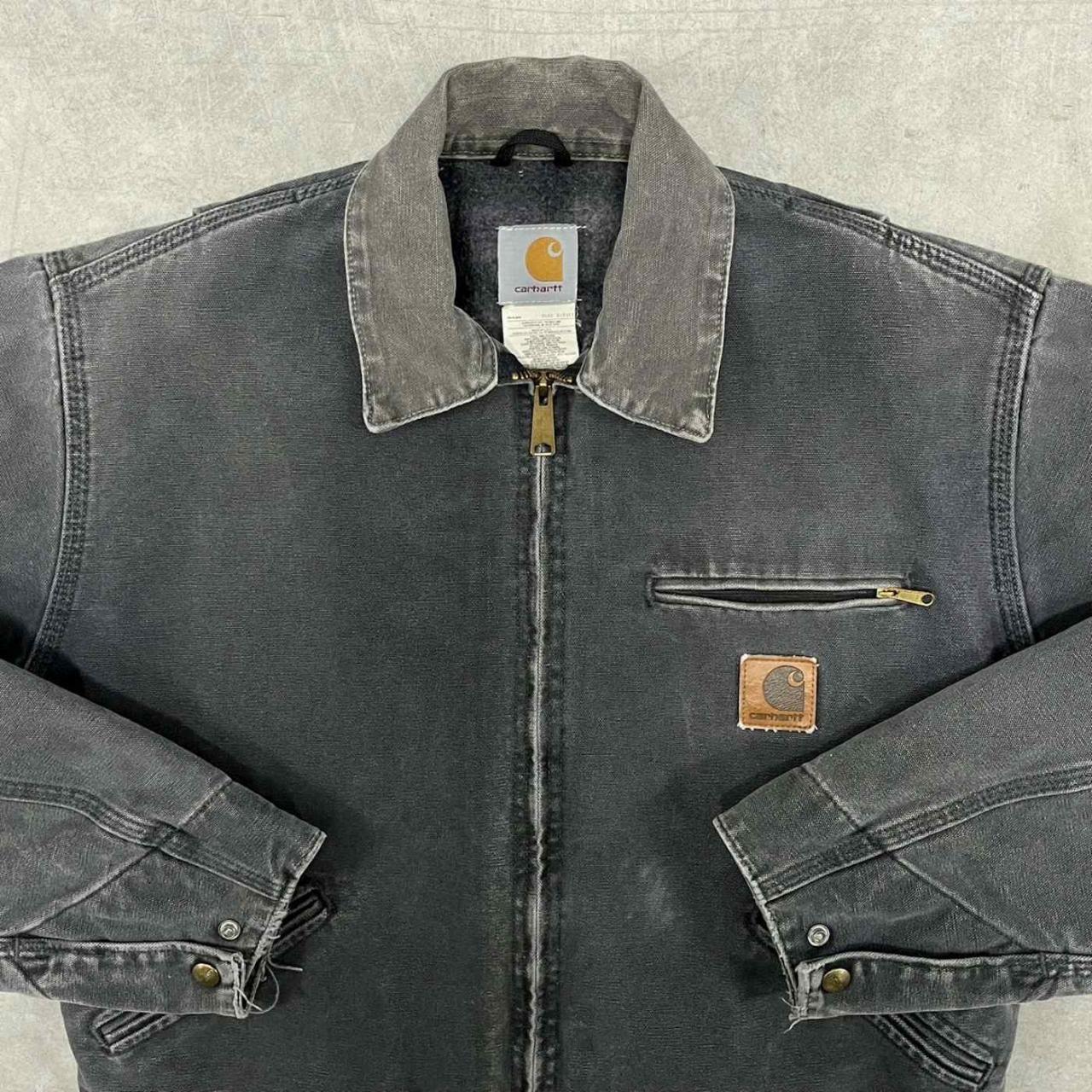 Vintage Carhartt Detroit J97 PTL Jacket Size... - Depop