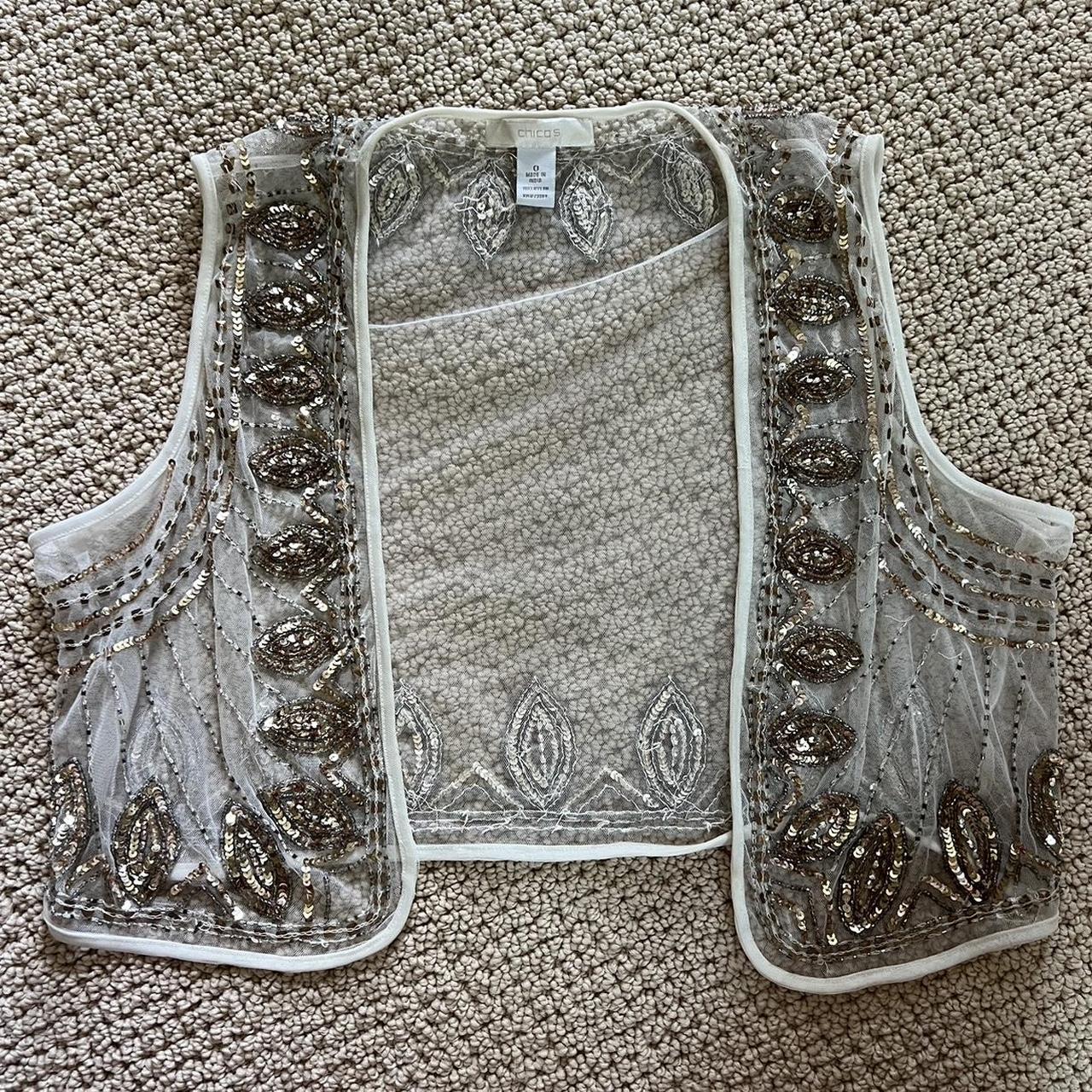 UMMMM HELLO🤩🤩🤩🤩 This vintage chicos vest is TO.... - Depop