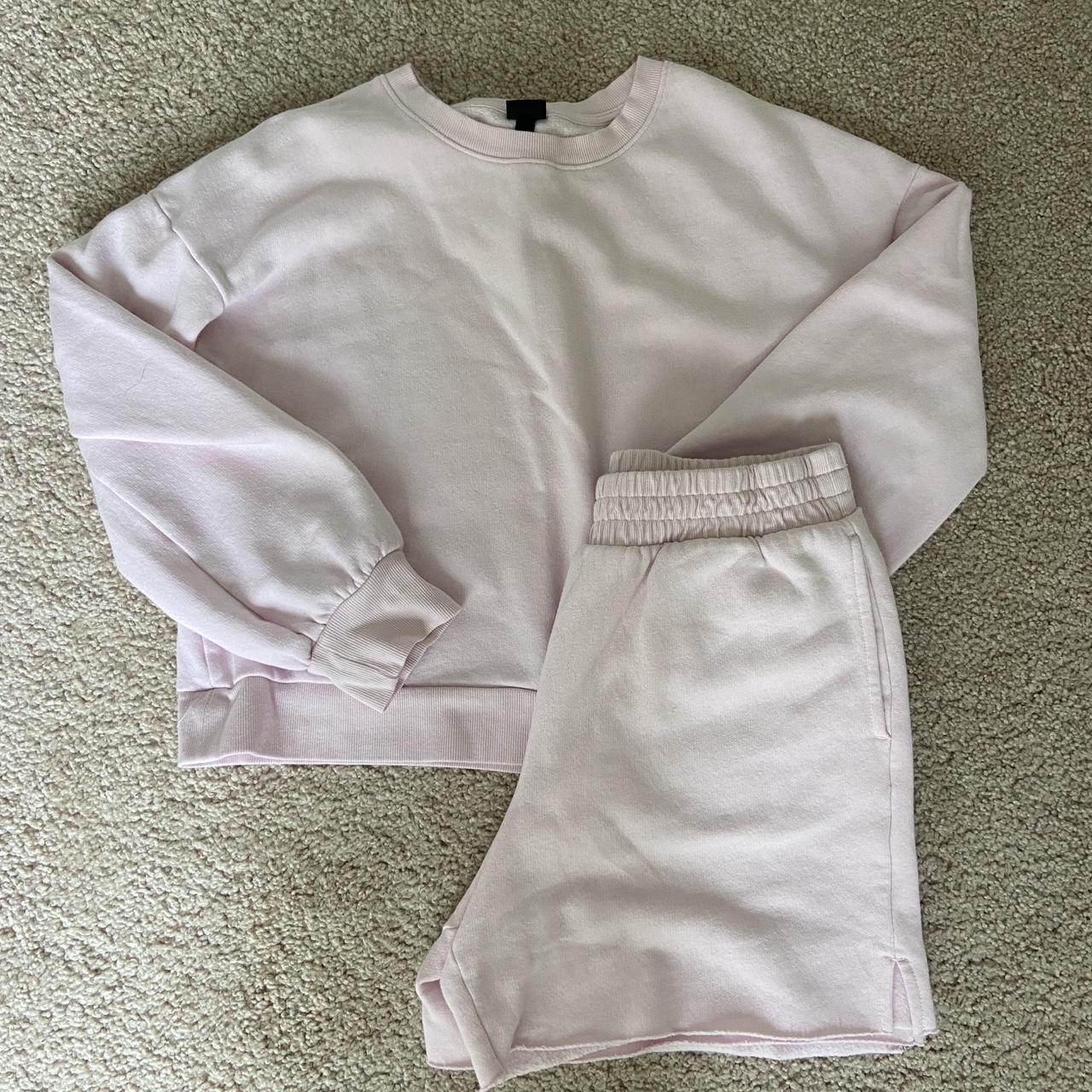 Light Pink Sweat Set Kids sizing but fits like an... - Depop