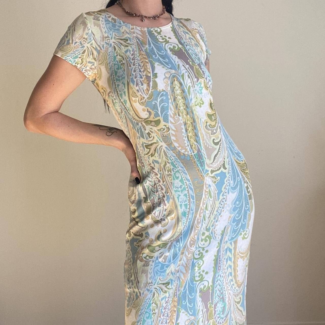 90s Chico’s paisley maxi. Marked a size 00 but super... - Depop