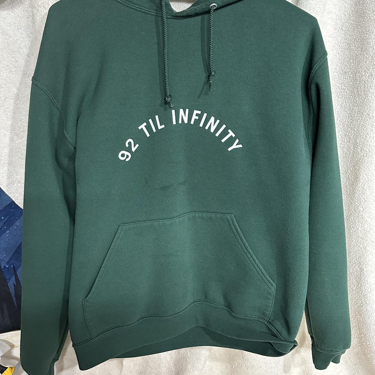 Mac Miller 92 til infinity hoodie green Hoodie is... - Depop