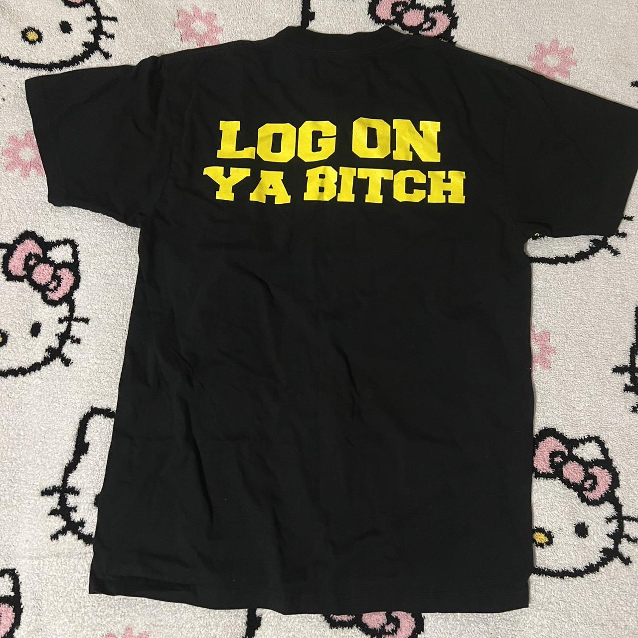 Nettspend invert tour log on tee size large... | Depop