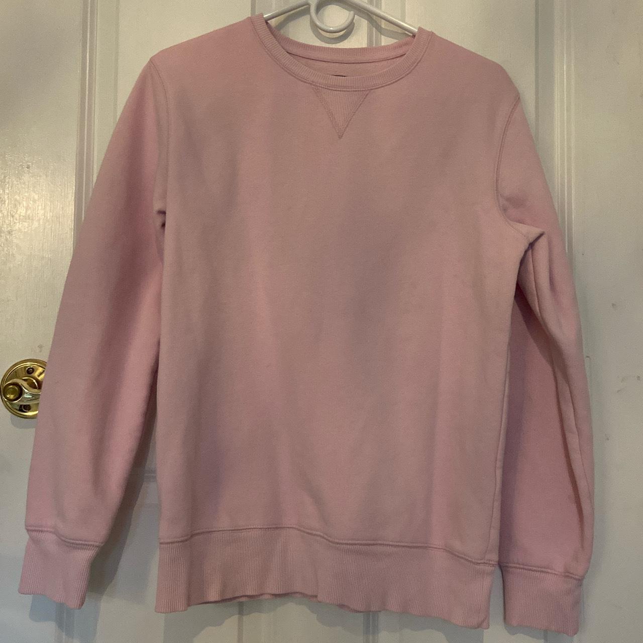 Light pink crew neck Size Medium #crewneck... - Depop