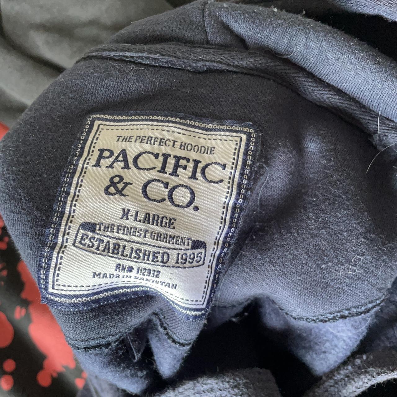 Pacific and Co. Women's Navy Hoodie | Depop