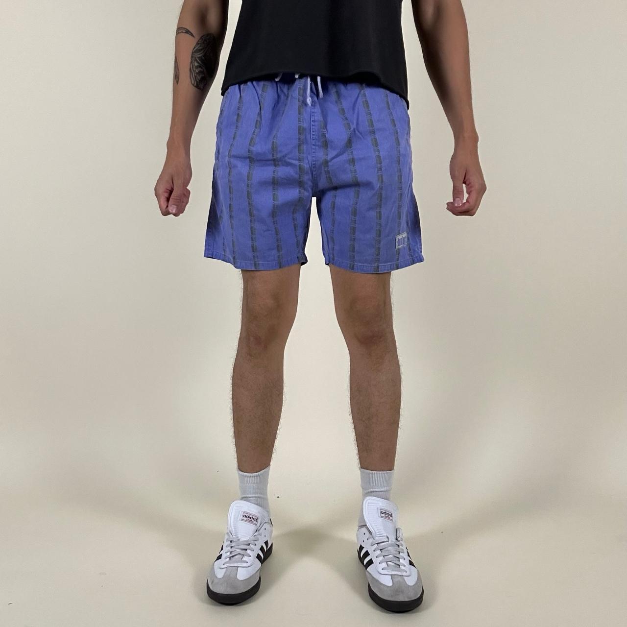 Vintage 1980s Bombora 6” Inseam Retro Swim... - Depop