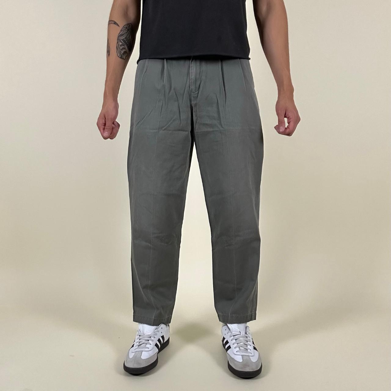 Vintage 1990s Dockers Pleated Baggy Fit... - Depop