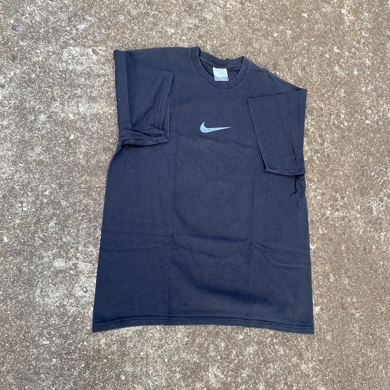 Vintage Nike grey tag center check tee! Super... - Depop