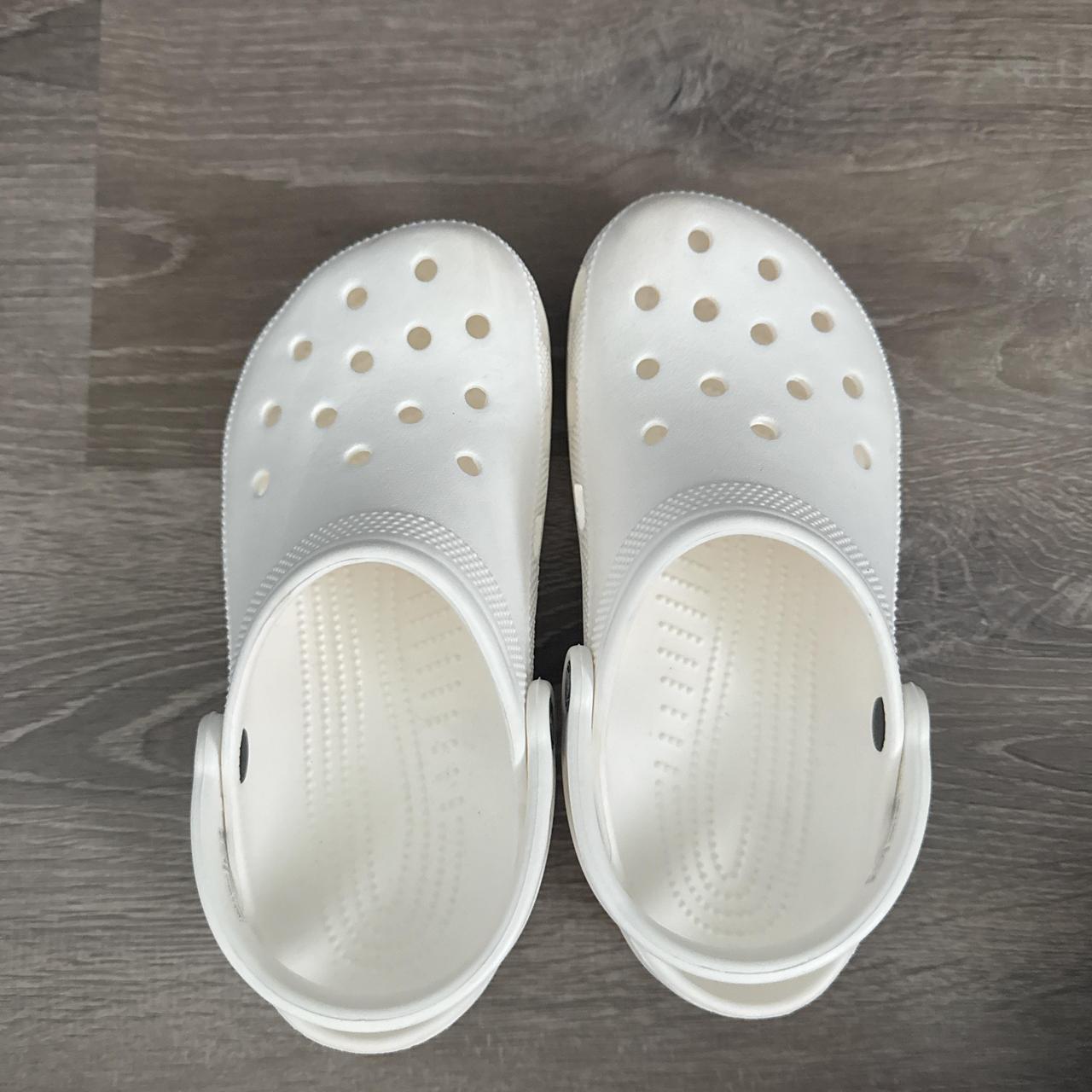 White Crocs | Depop