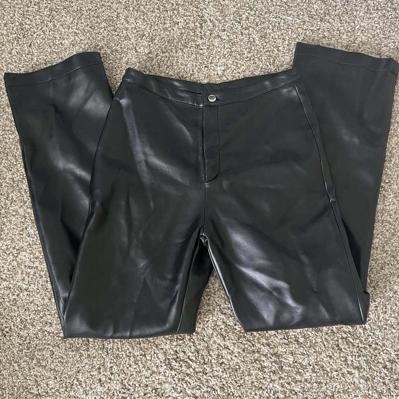 One Step Up leather pants - Depop