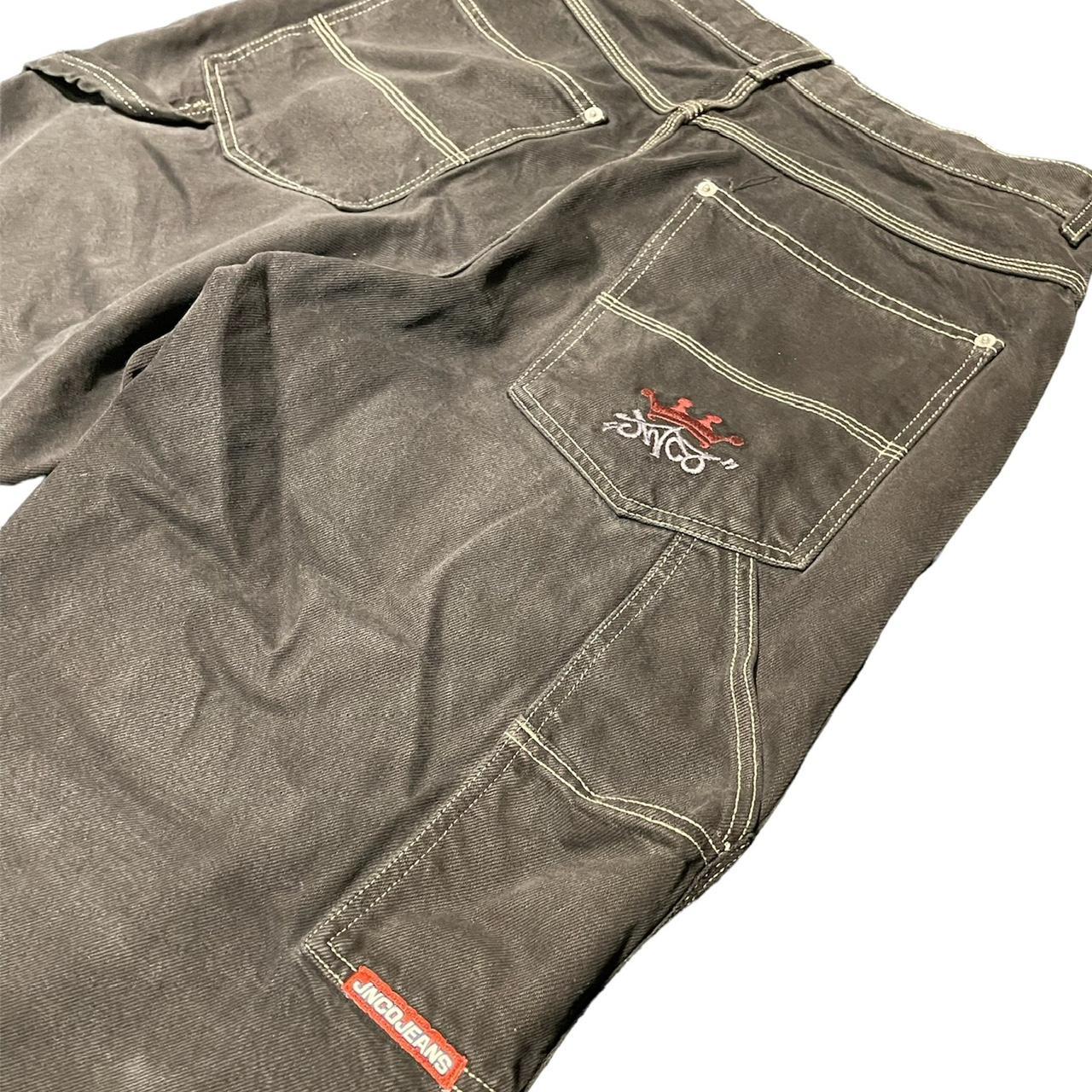 black jnco crown jeans 34x32 - Depop