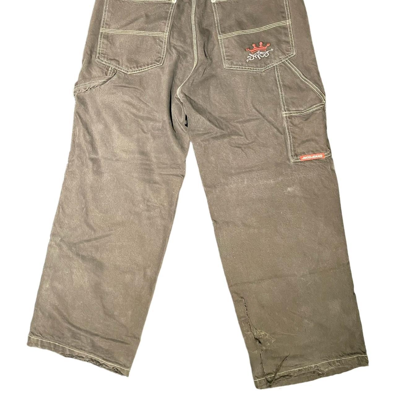 black jnco crown jeans 34x32 - Depop