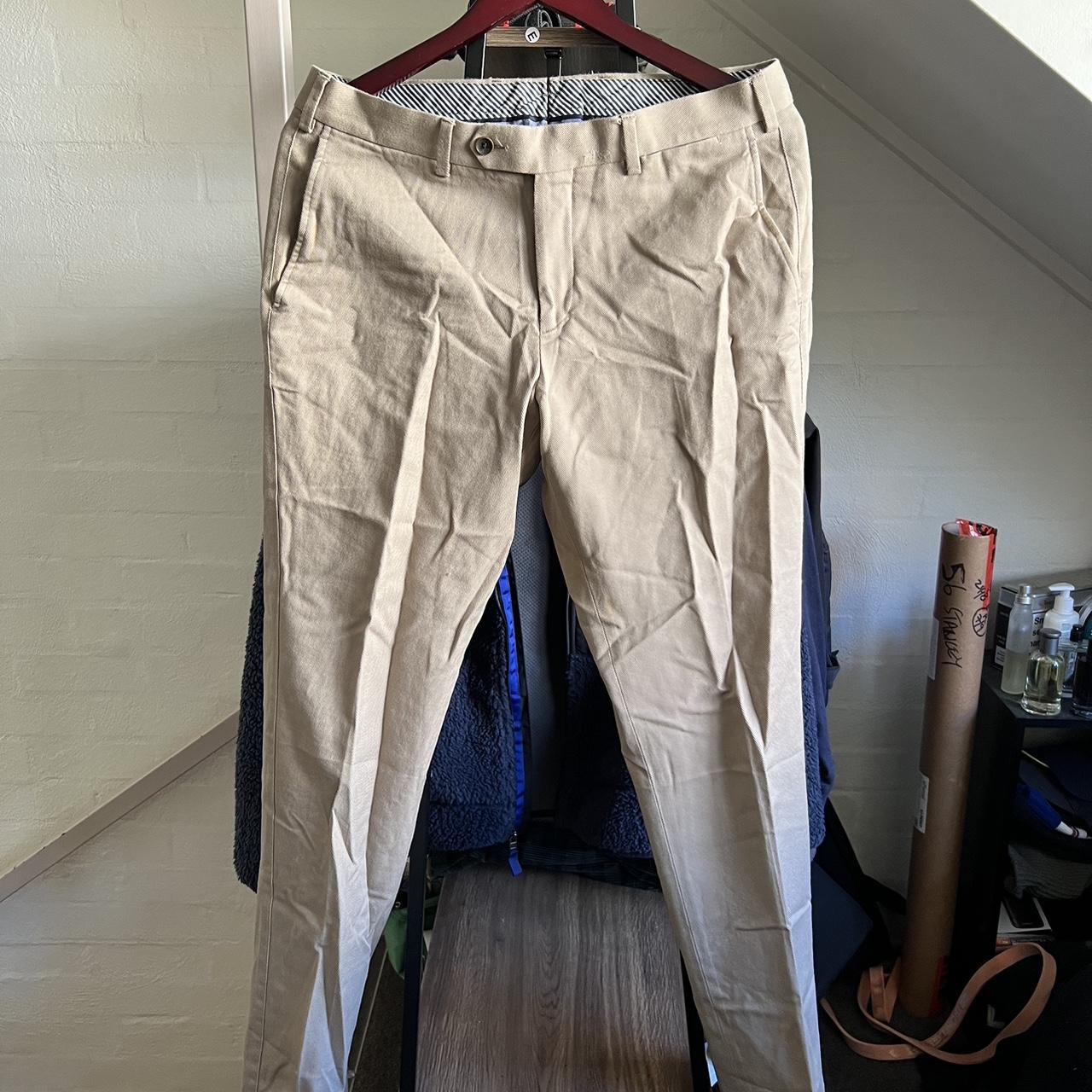 Mj bale cream suit pants size 32 #mj #bale #mjbale... - Depop