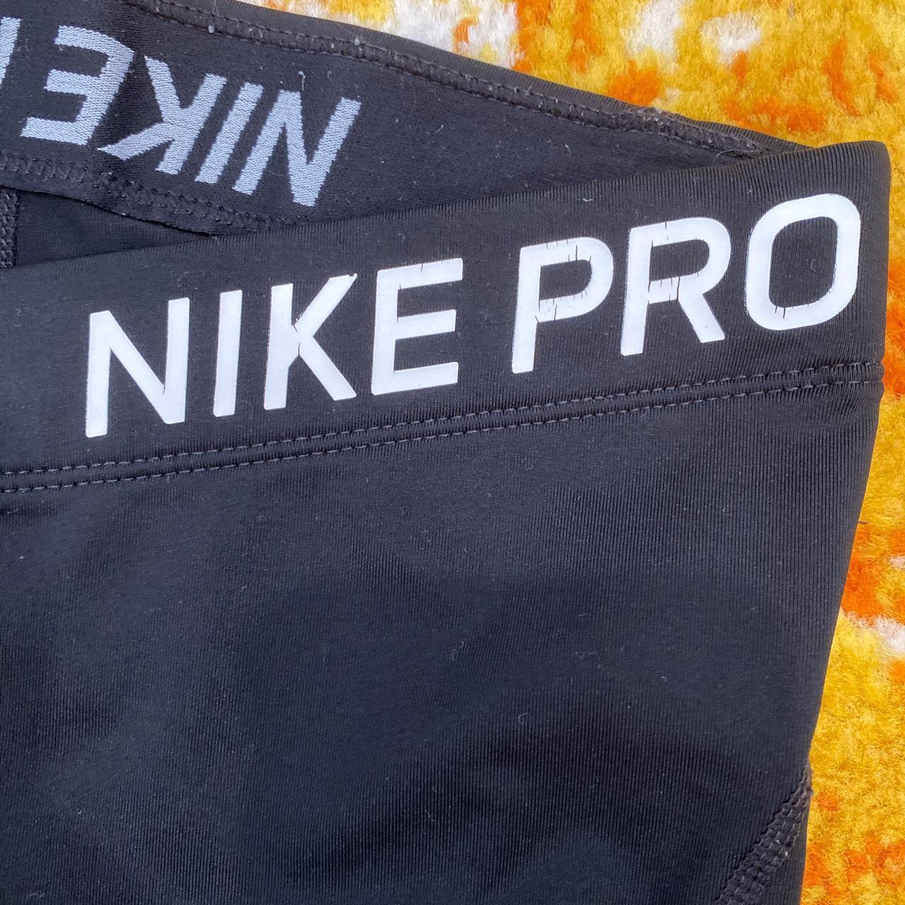 Classic black Nike pros Size small These have been... - Depop