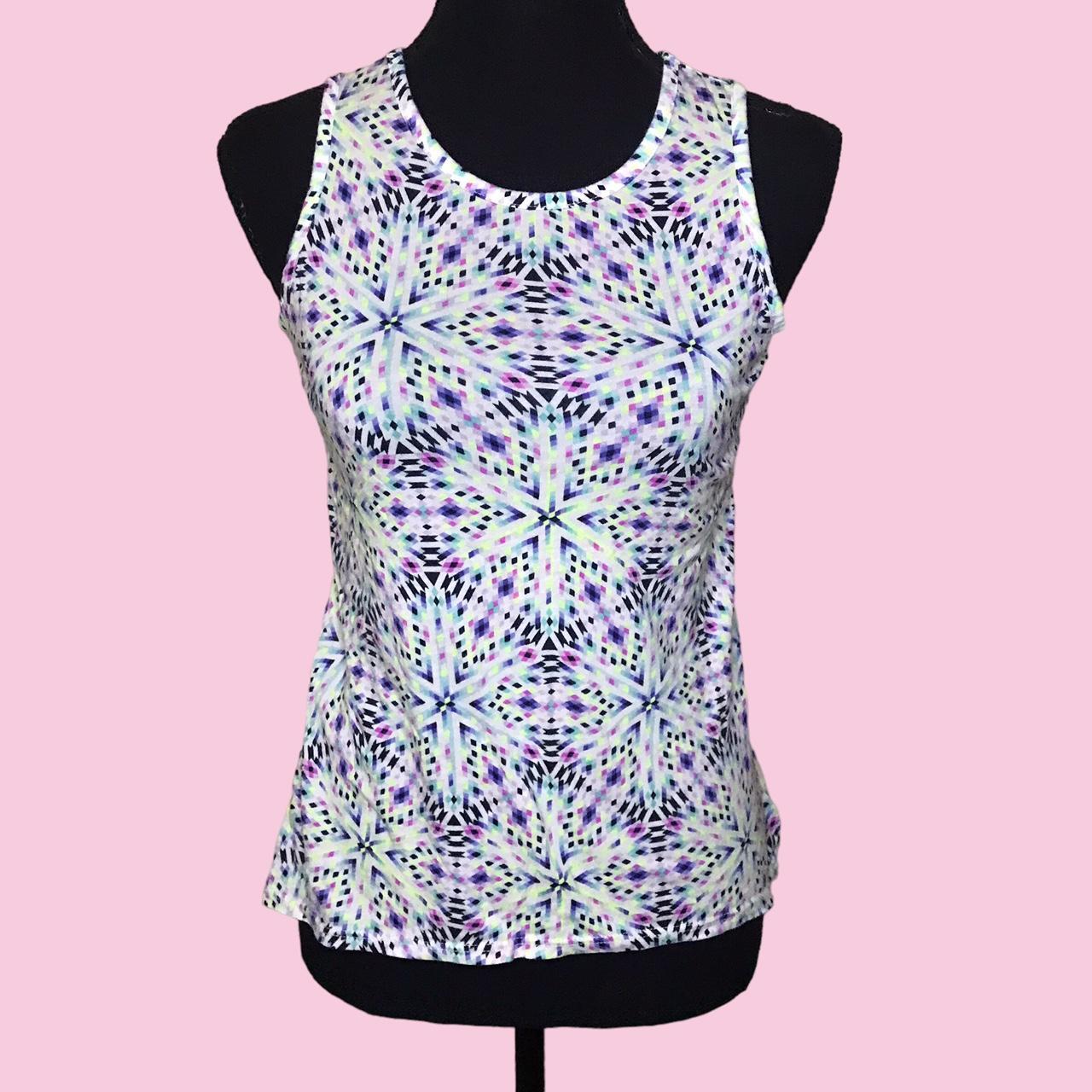 Funky Tank Top By Gap Features kaleidoscope... - Depop