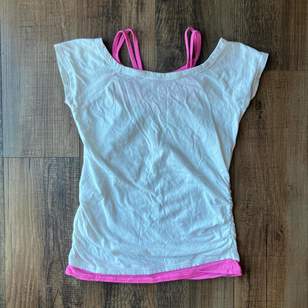 Y2K Top By South Pole Faux double layering Good... | Depop