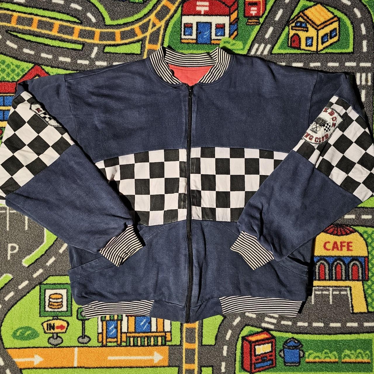 Rare Vintage REEBOK RACING CLUB Bomber Jacket Size:... | Depop