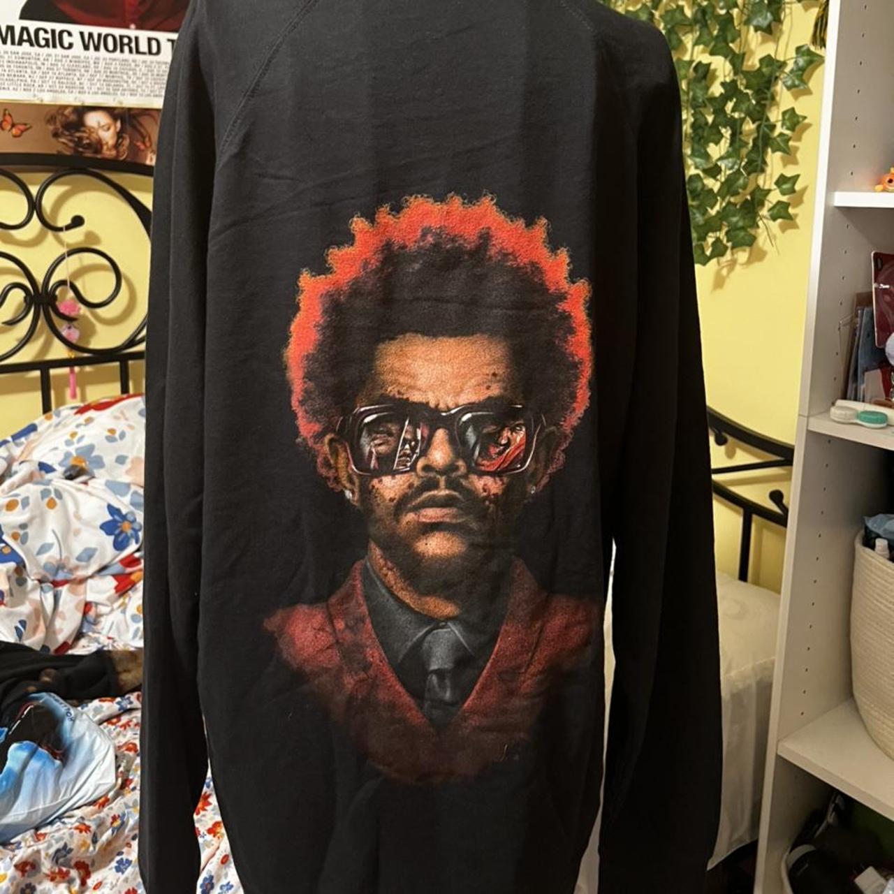 The Weeknd x Horror nights hoodie Tie dye is $10... - Depop