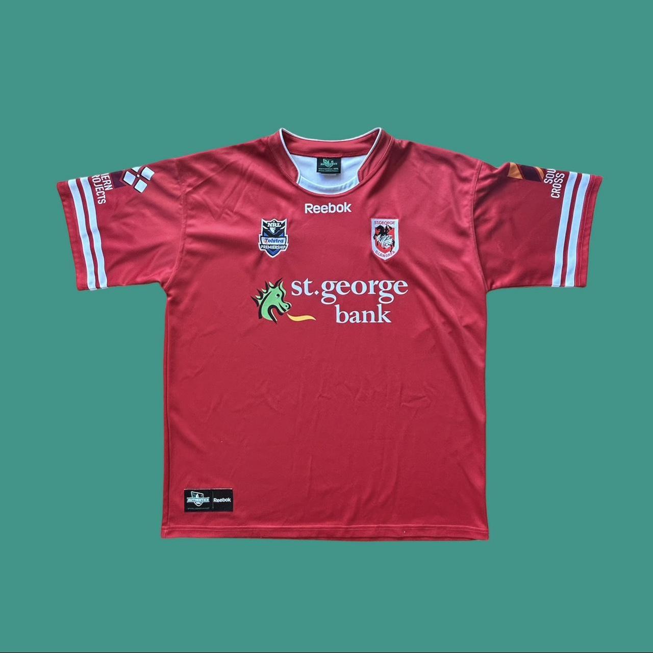 Reebok NRL official St George, Illawarra rugby team... - Depop