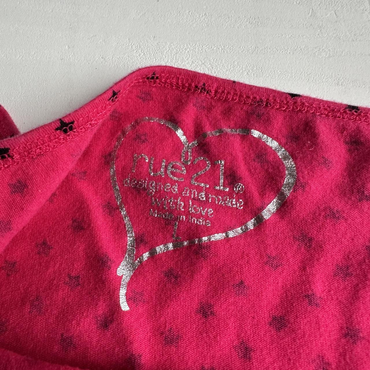 y2k Rue 21 lacy star print cami tank size L... - Depop