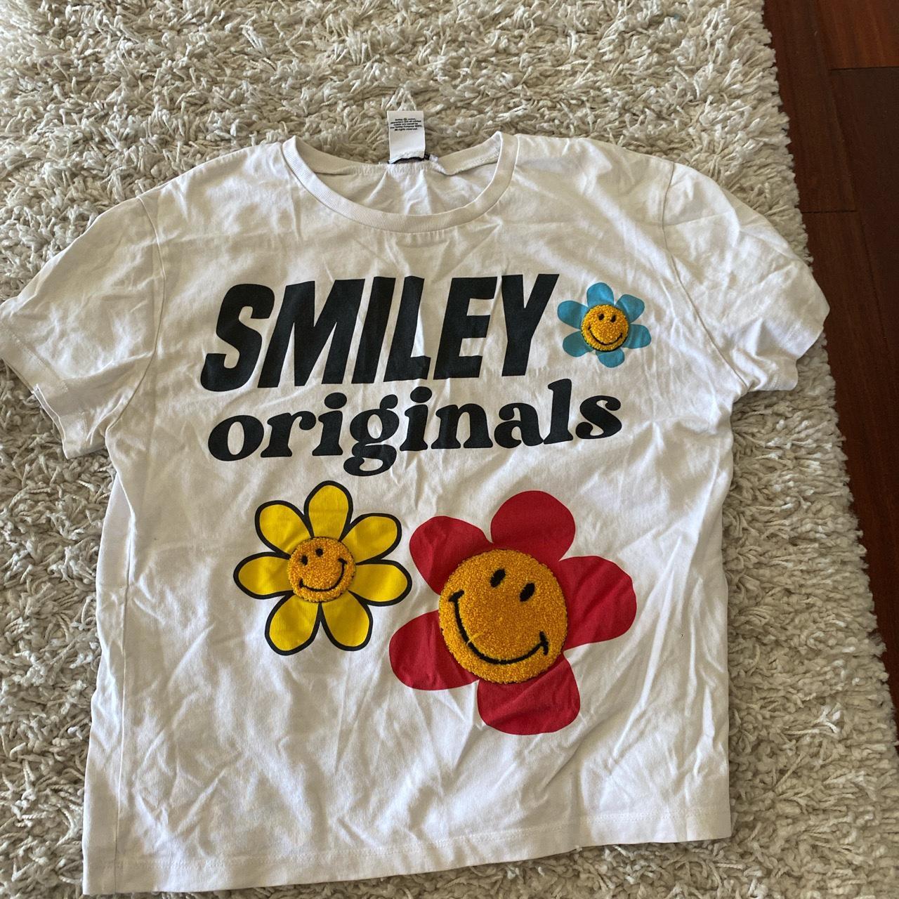 zara smiley t shirt! - Depop