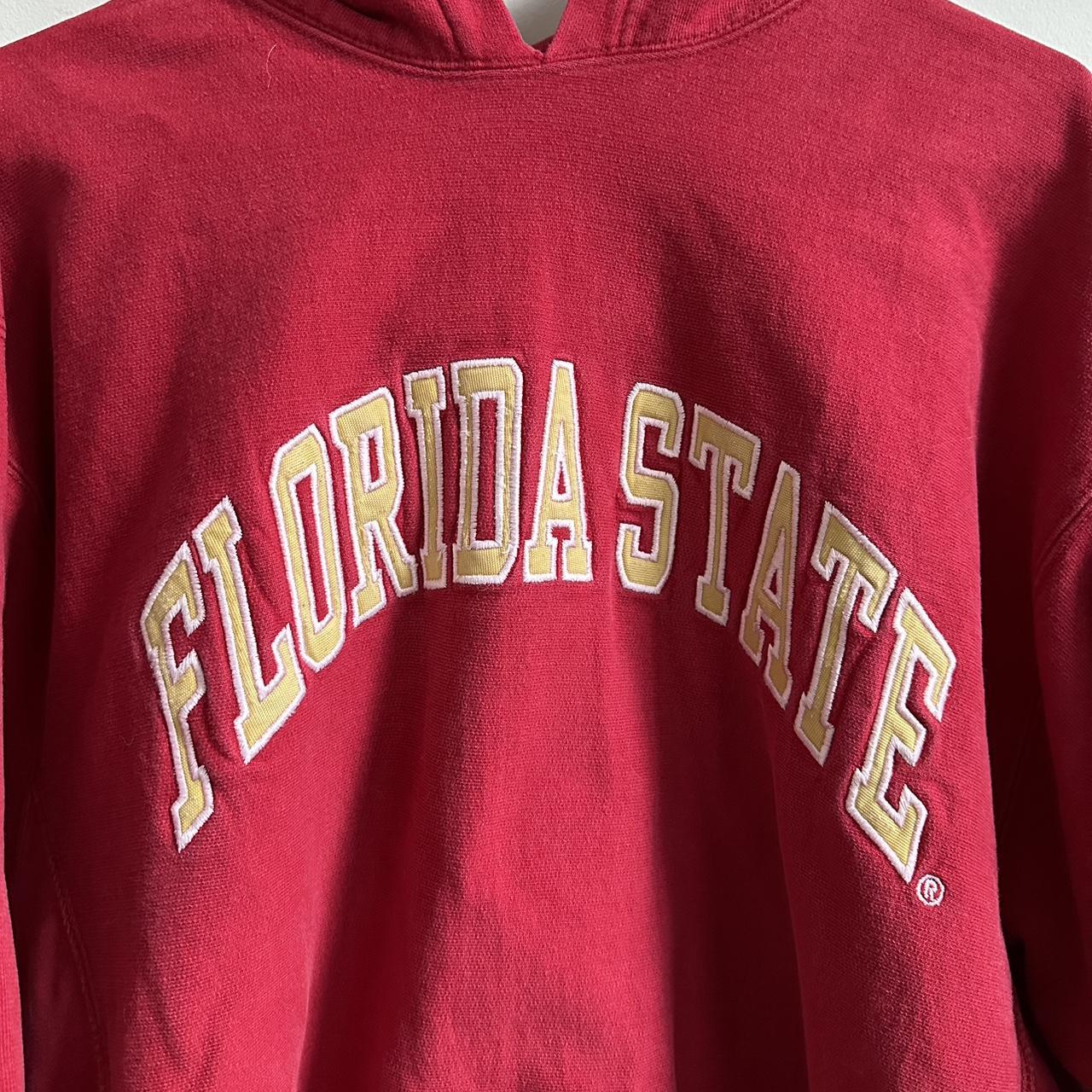 Vintage Florida State Hooded Sweatshirt - Depop