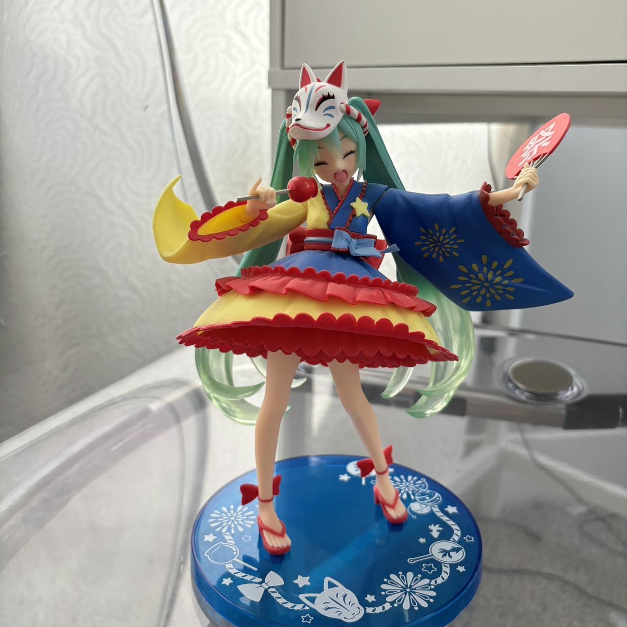 adorable festival miku figure! so precious. - #miku... - Depop