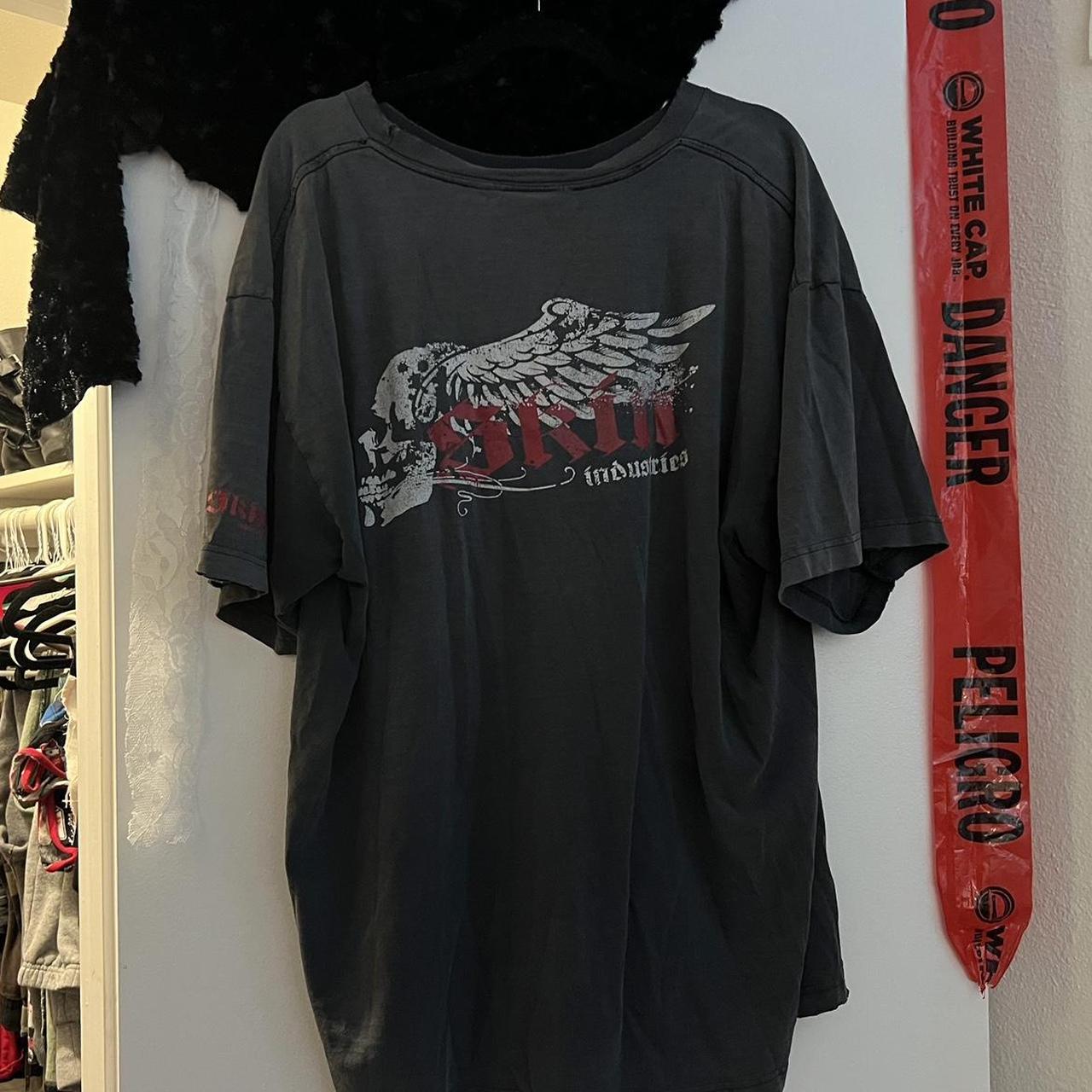 skin industries graphic tee #graphictee #skull | Depop