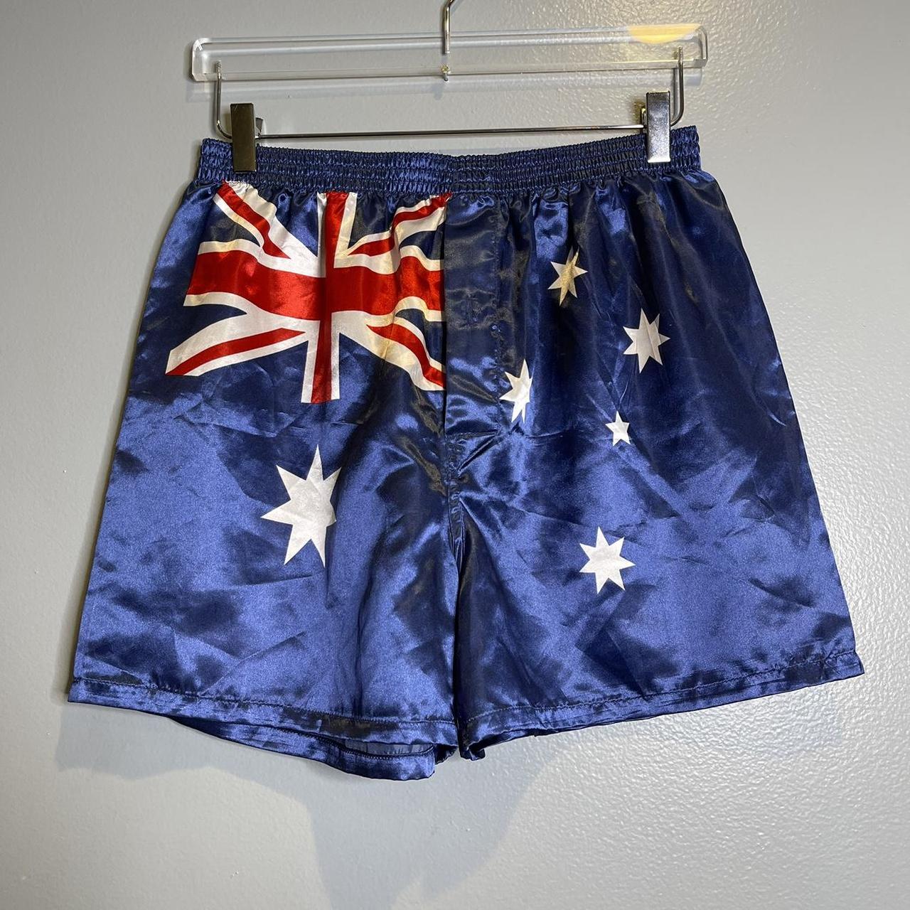 alpha boxers men’s size large Satin feeling Red... - Depop