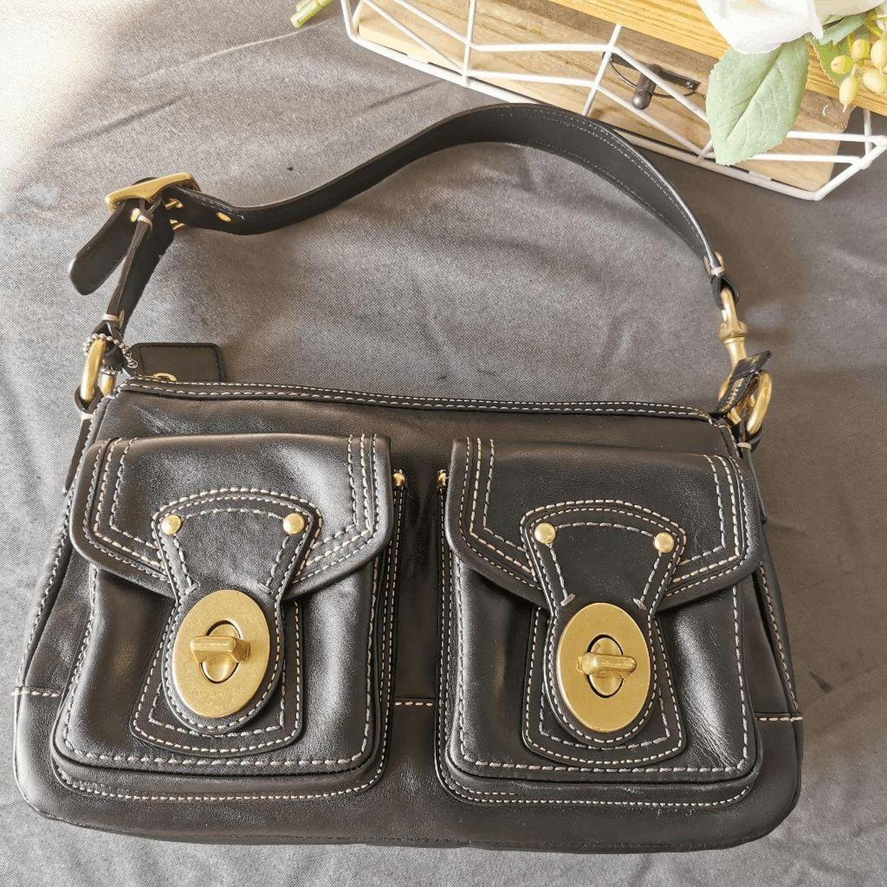 COACH Rare Legacy 65th Anniversary Turn lock Black... - Depop