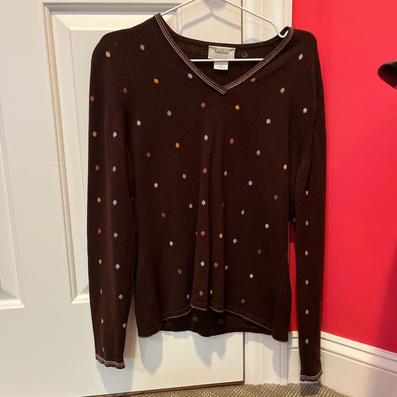 Super cool Neimann Marcus genuine cashmere sweater.... - Depop