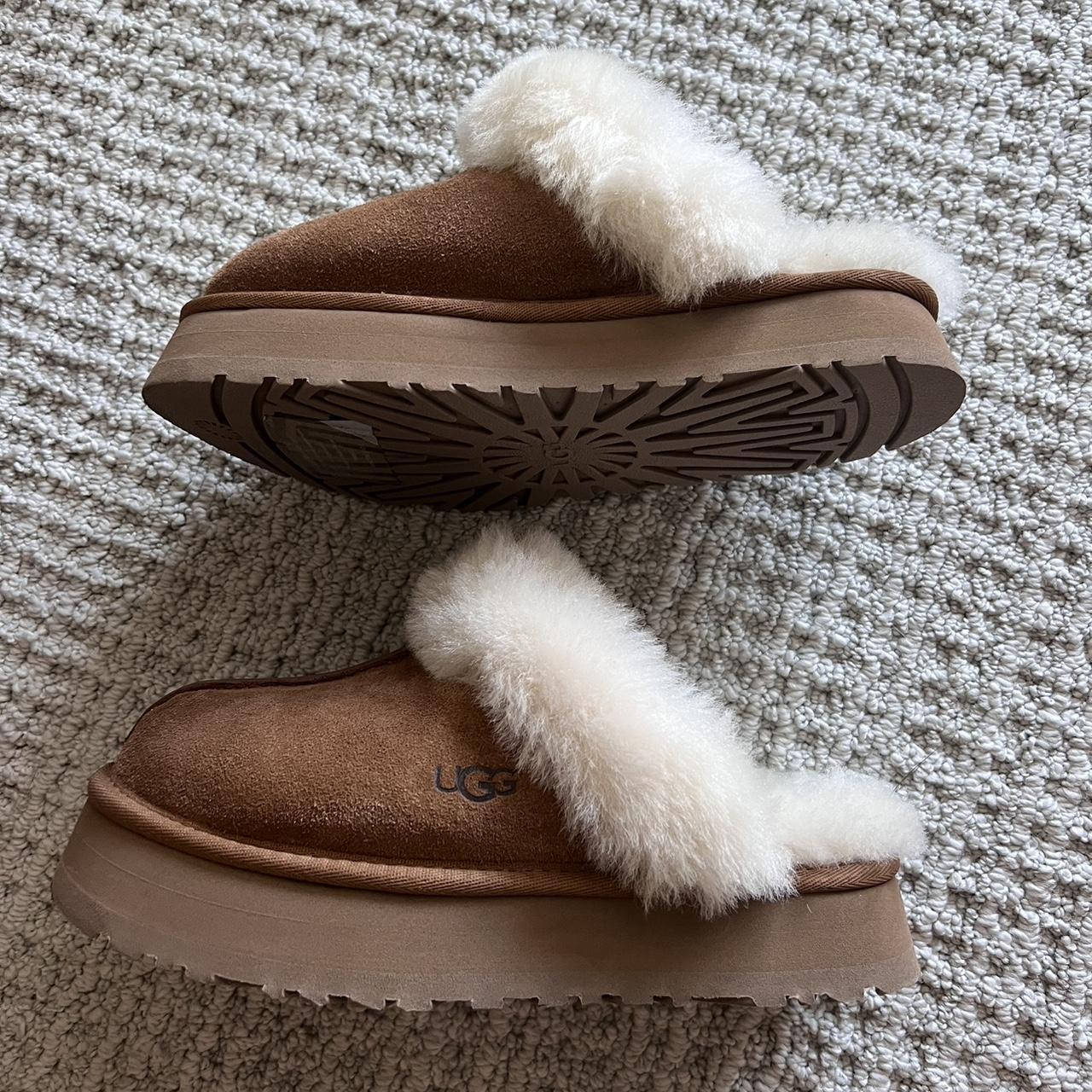 Like new platform ugh slippers worn once - Depop