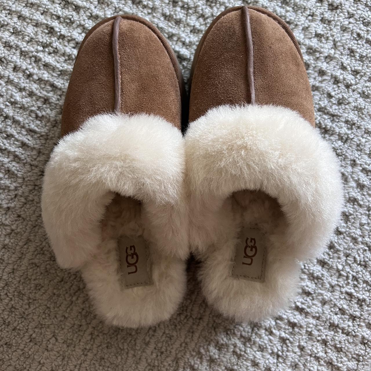 Like new platform ugh slippers worn once - Depop