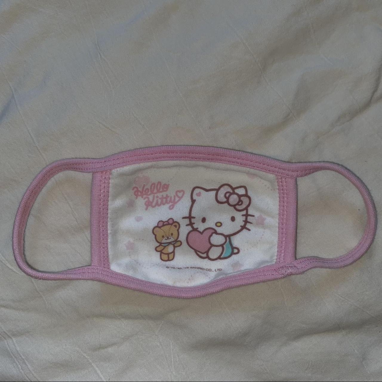 hello kitty cloth face mask (if you’re thinking of... - Depop
