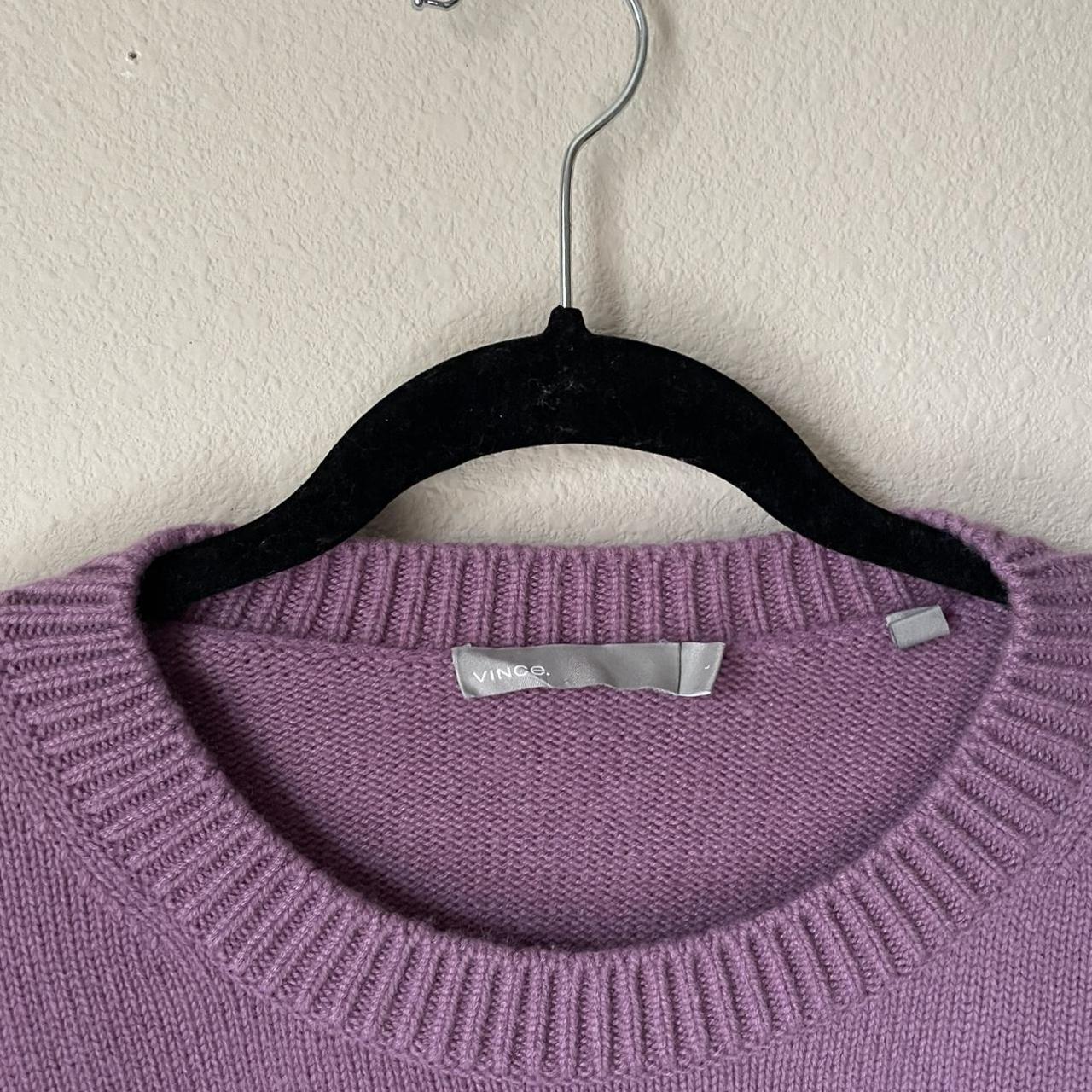 Vince Women's Purple Jumper | Depop