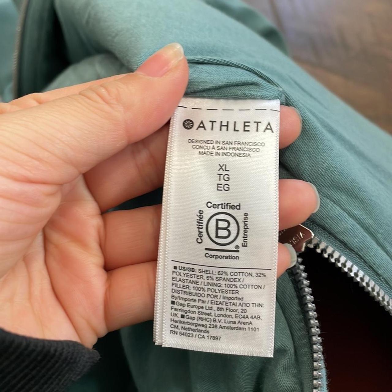 Athleta Retroplush Bomber Jacket In the color deep... - Depop