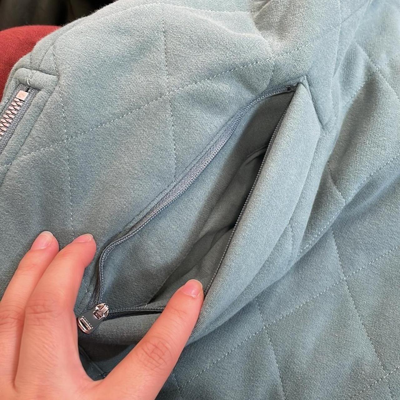 Athleta Retroplush Bomber Jacket In the color deep... - Depop