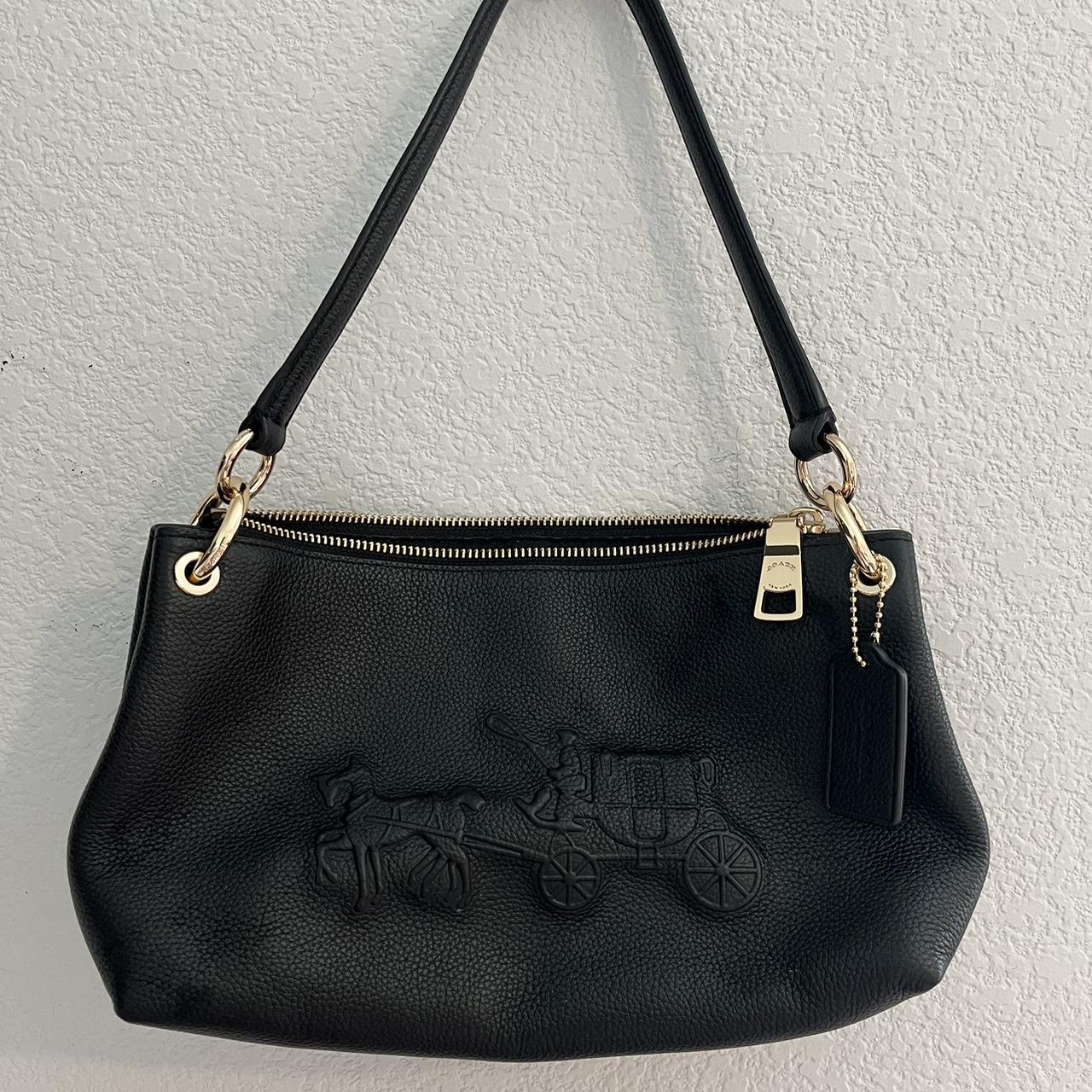 Coach black handbag - Depop