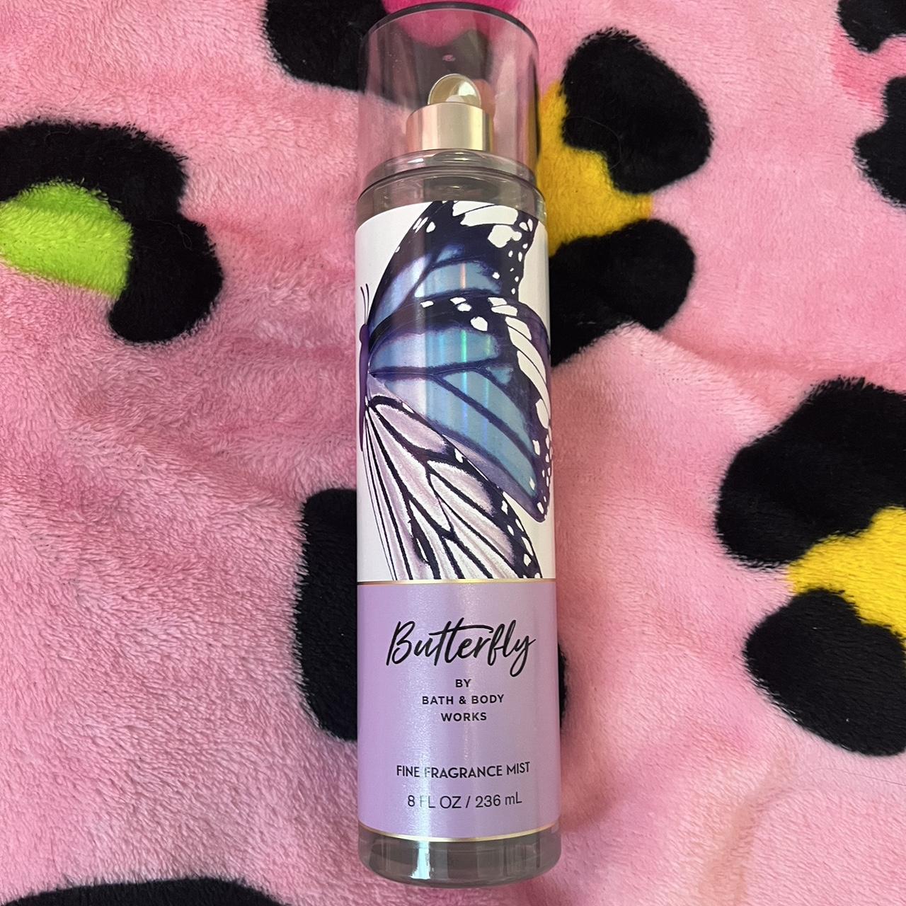 Butterfly body mist Full but spray came off, can... - Depop