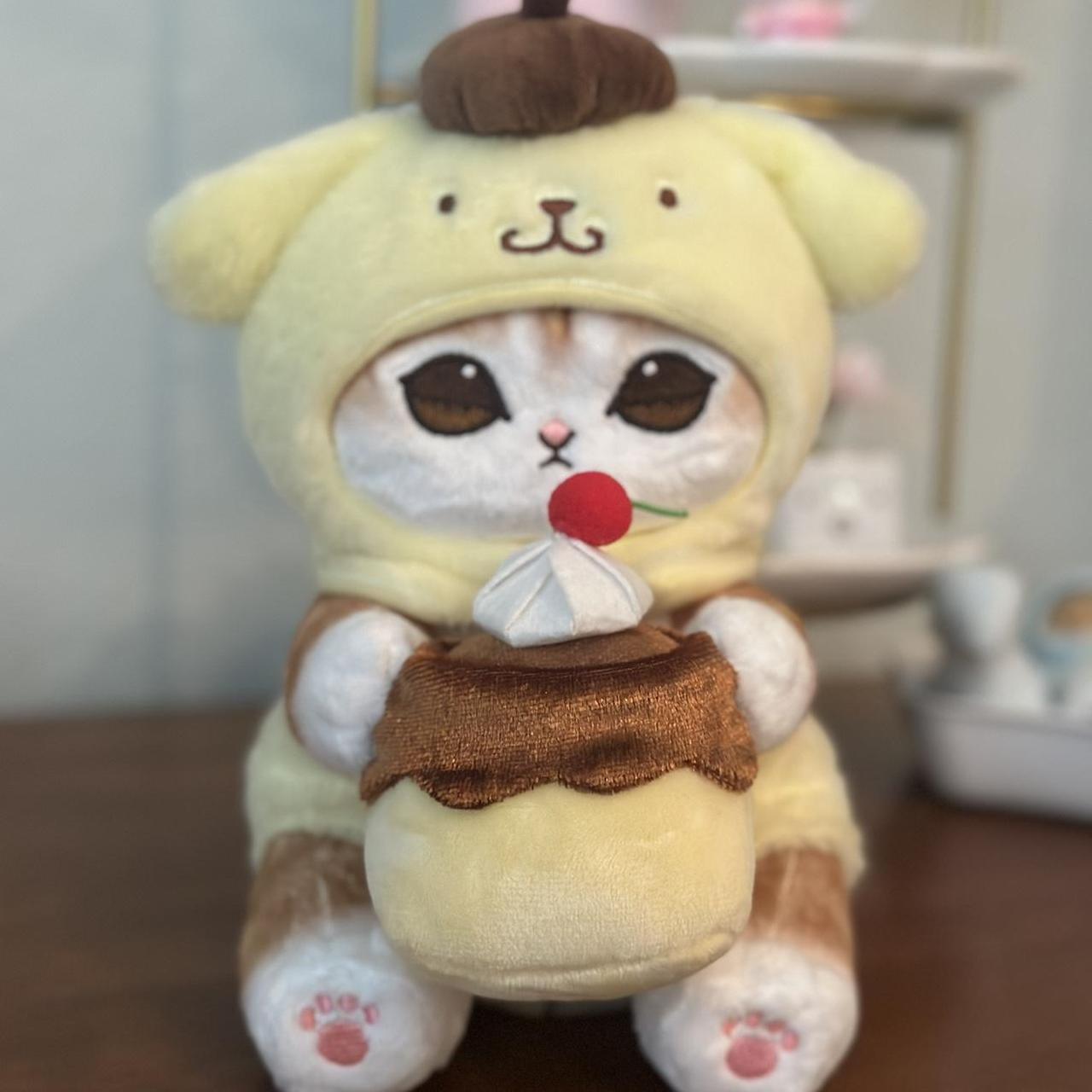 MofusandxSanrio Pompompurin Cat Plush 🍮🐱 ~purchased... - Depop