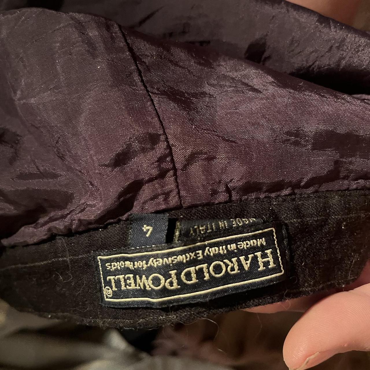 harold powell vintage 100% wool pleated dress pant... - Depop