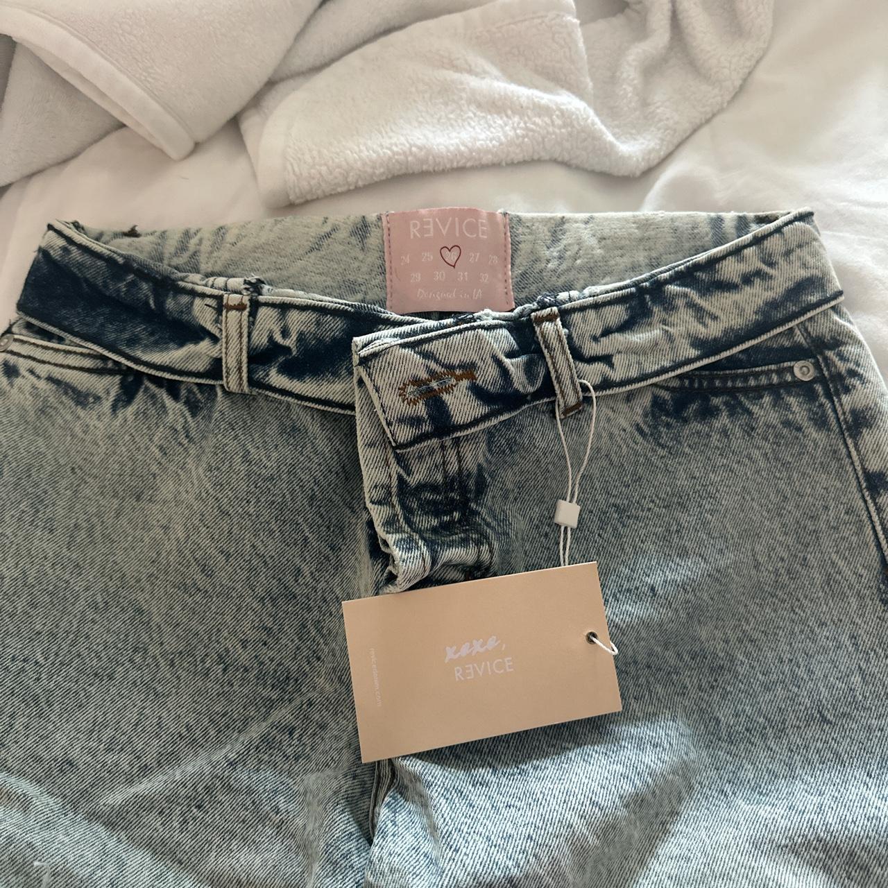 REVICE brand new rolled over 2000’s jeans - Depop