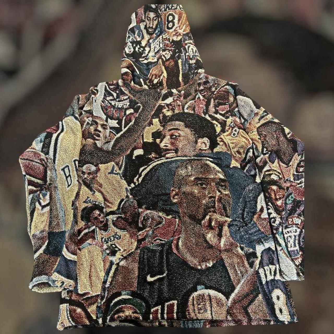 Kobe Bryant Woven hand made tapestry multicoloured... - Depop